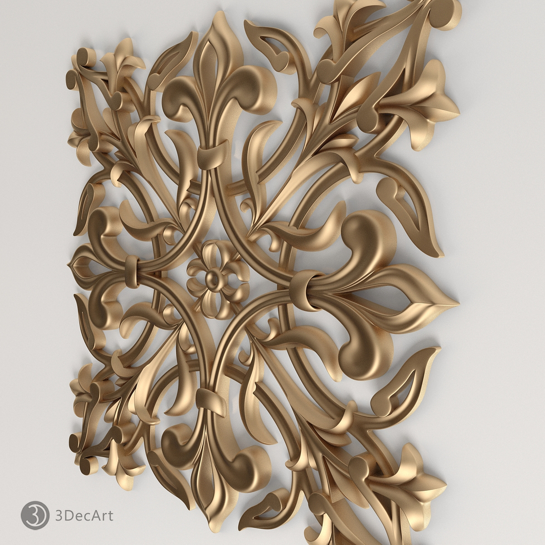 3d decorative onlay model