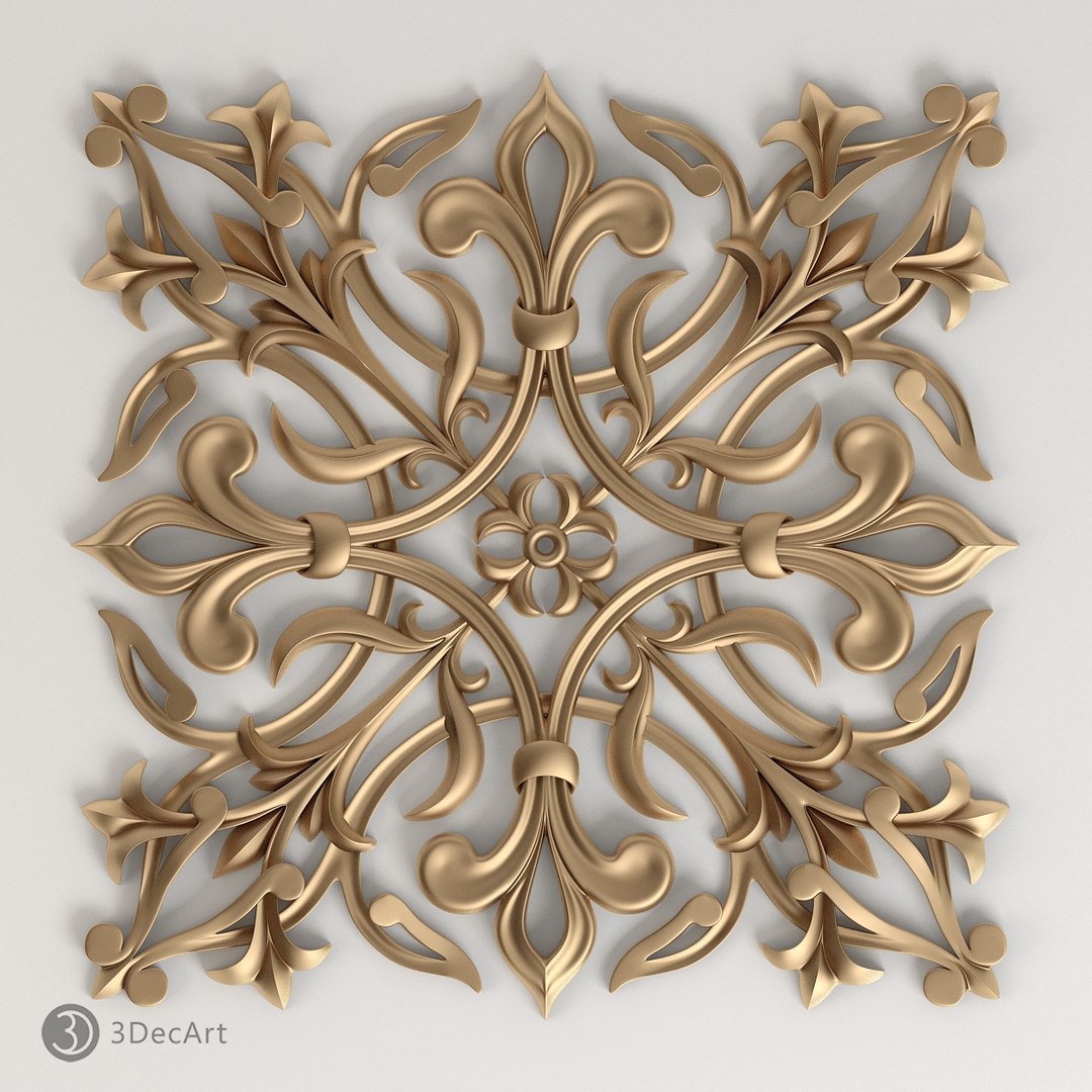 3d Decorative Onlay Model
