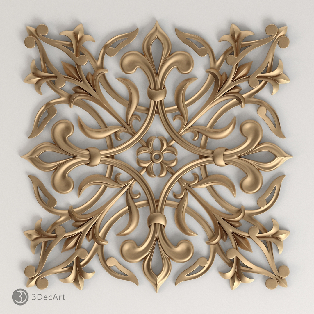 3d decorative onlay model
