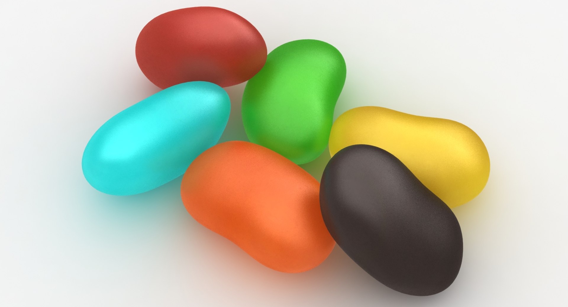 3D Model Jelly Bean - TurboSquid 1236553