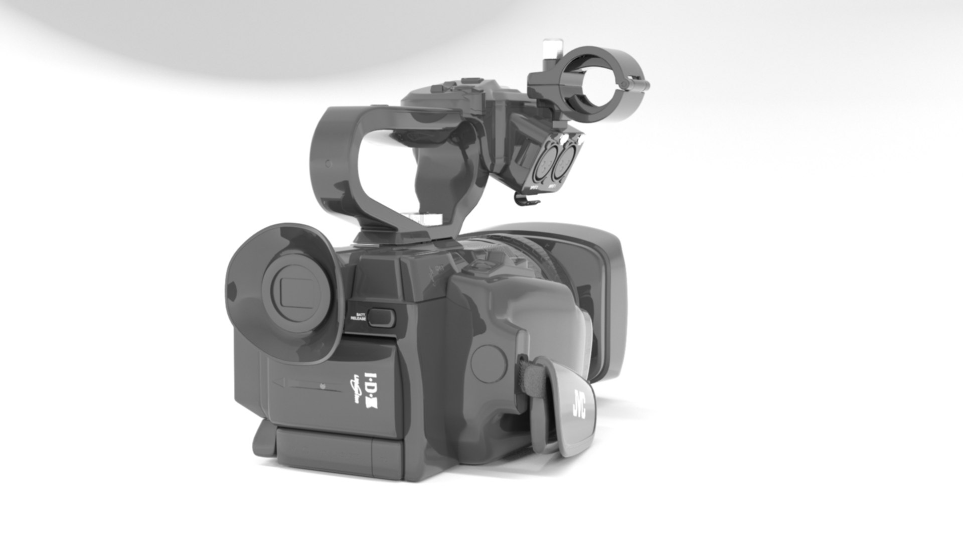 3D JVC GY-HM250U Camcorder Model - TurboSquid 2228563