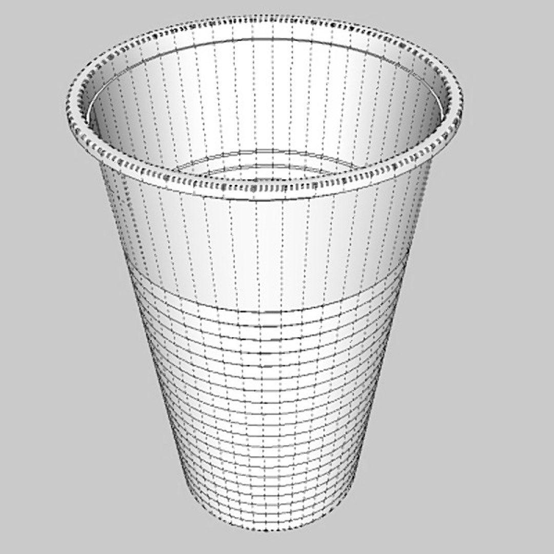 3D plastic cup - TurboSquid 535315