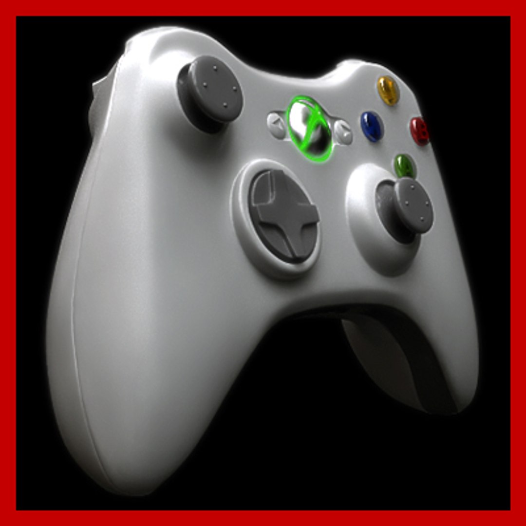 3d Model Microsoft Xbox 360 Controller 