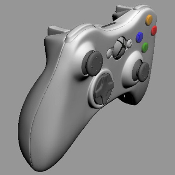 3d model microsoft xbox 360 controller