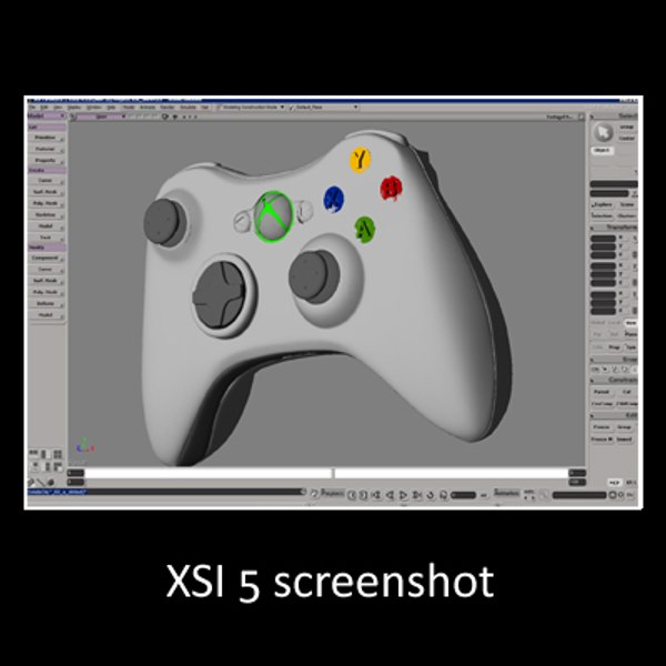 3d model microsoft xbox 360 controller