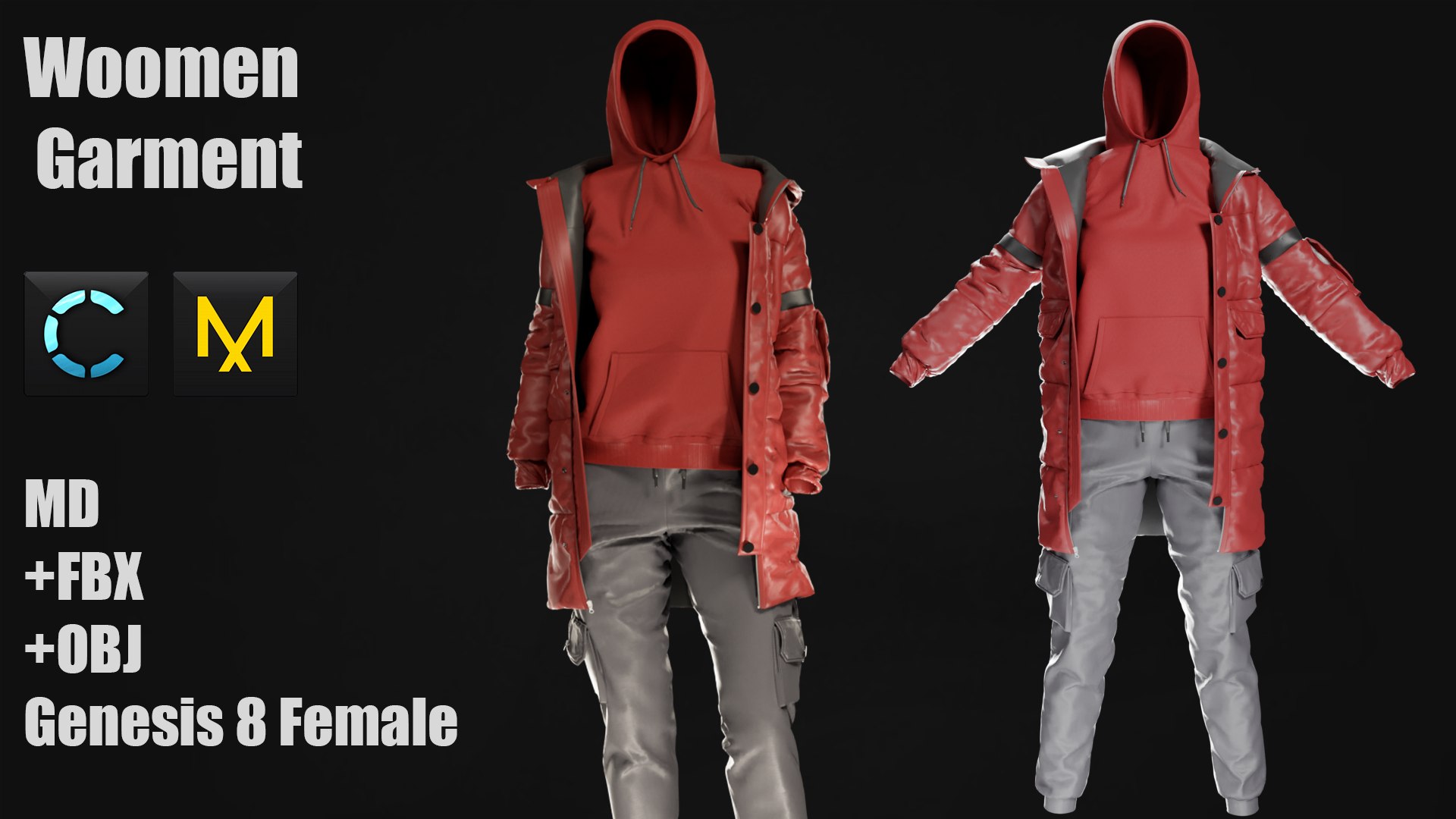 3D Women Garment - TurboSquid 2031148