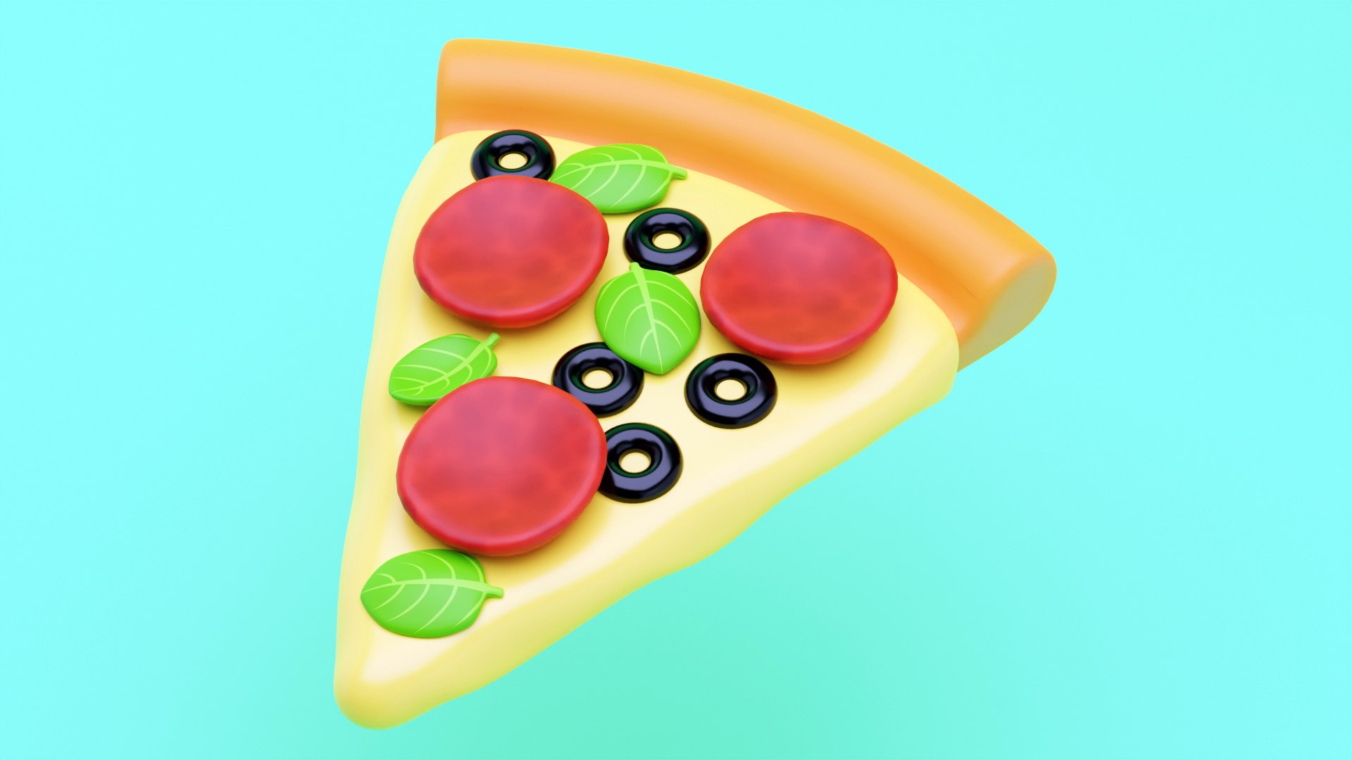 Emoji Pizza 001 3D Model - TurboSquid 2263893