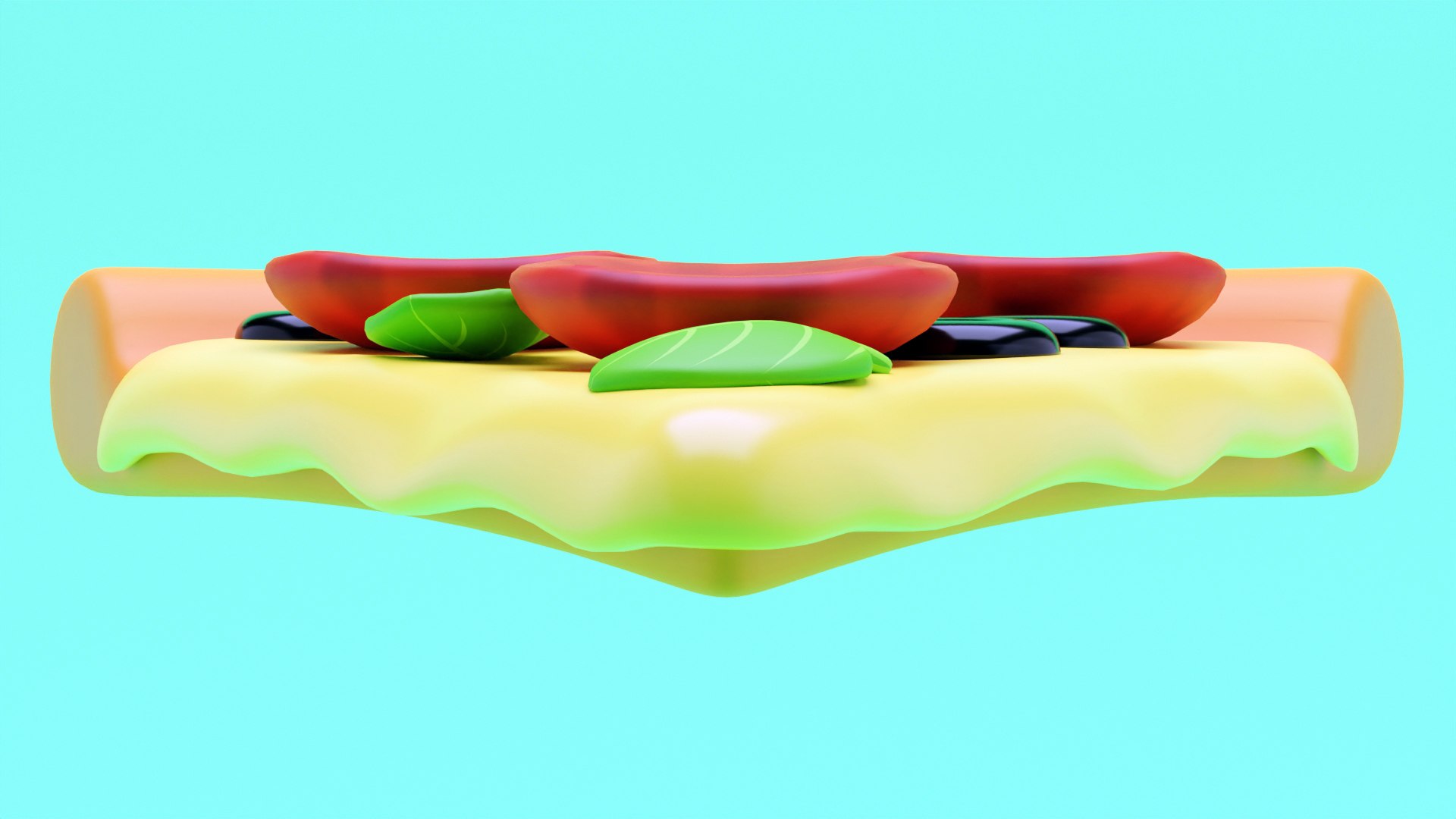 Emoji Pizza 001 3D Model - TurboSquid 2263893