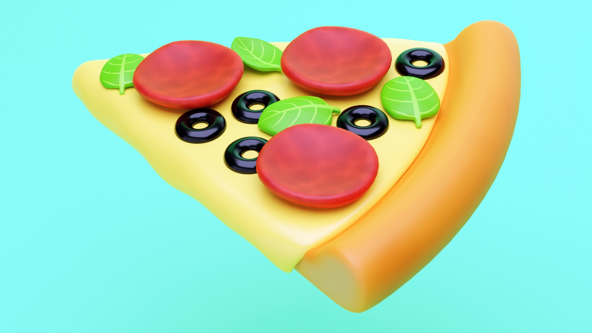 Emoji Pizza 001 3D Model - TurboSquid 2263893