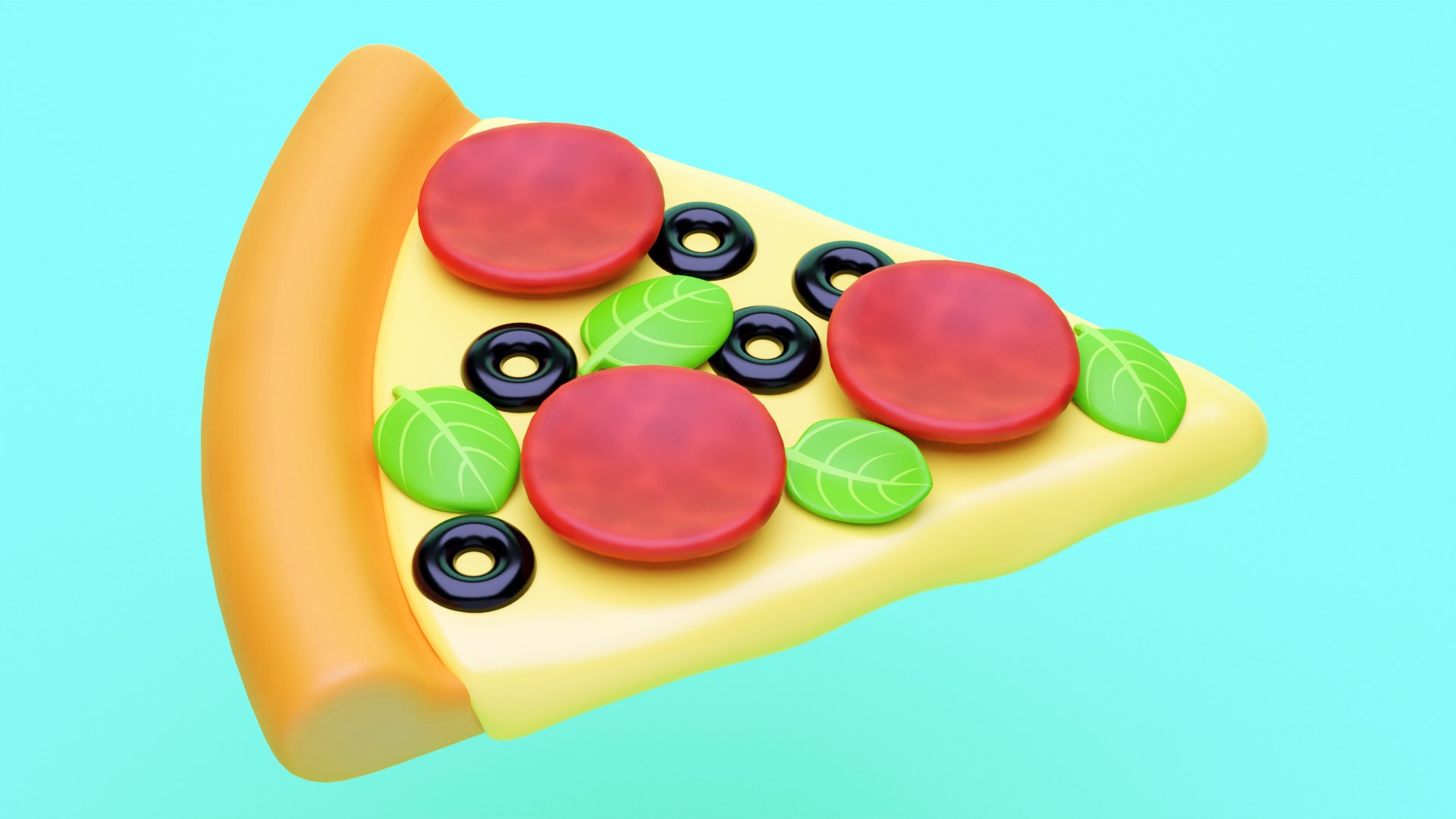 Emoji Pizza 001 3D Model - TurboSquid 2263893