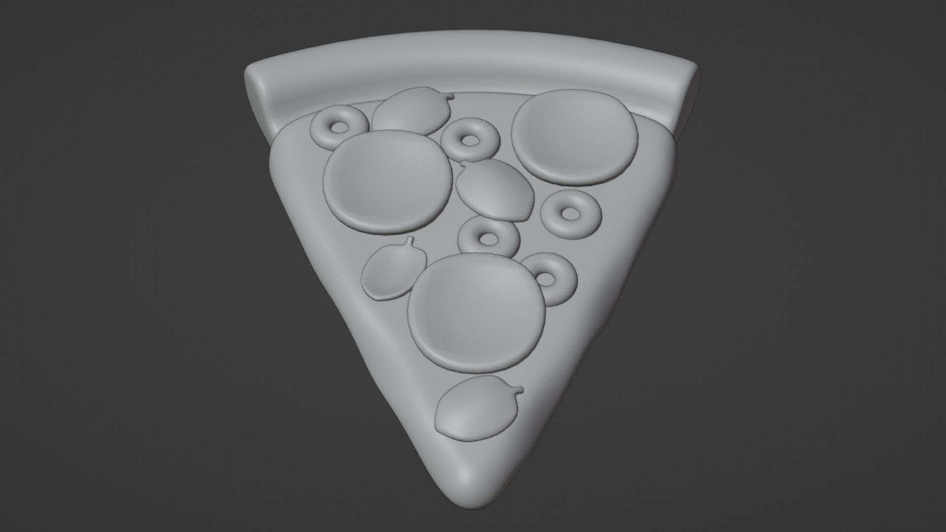 Emoji Pizza 001 3D Model - TurboSquid 2263893
