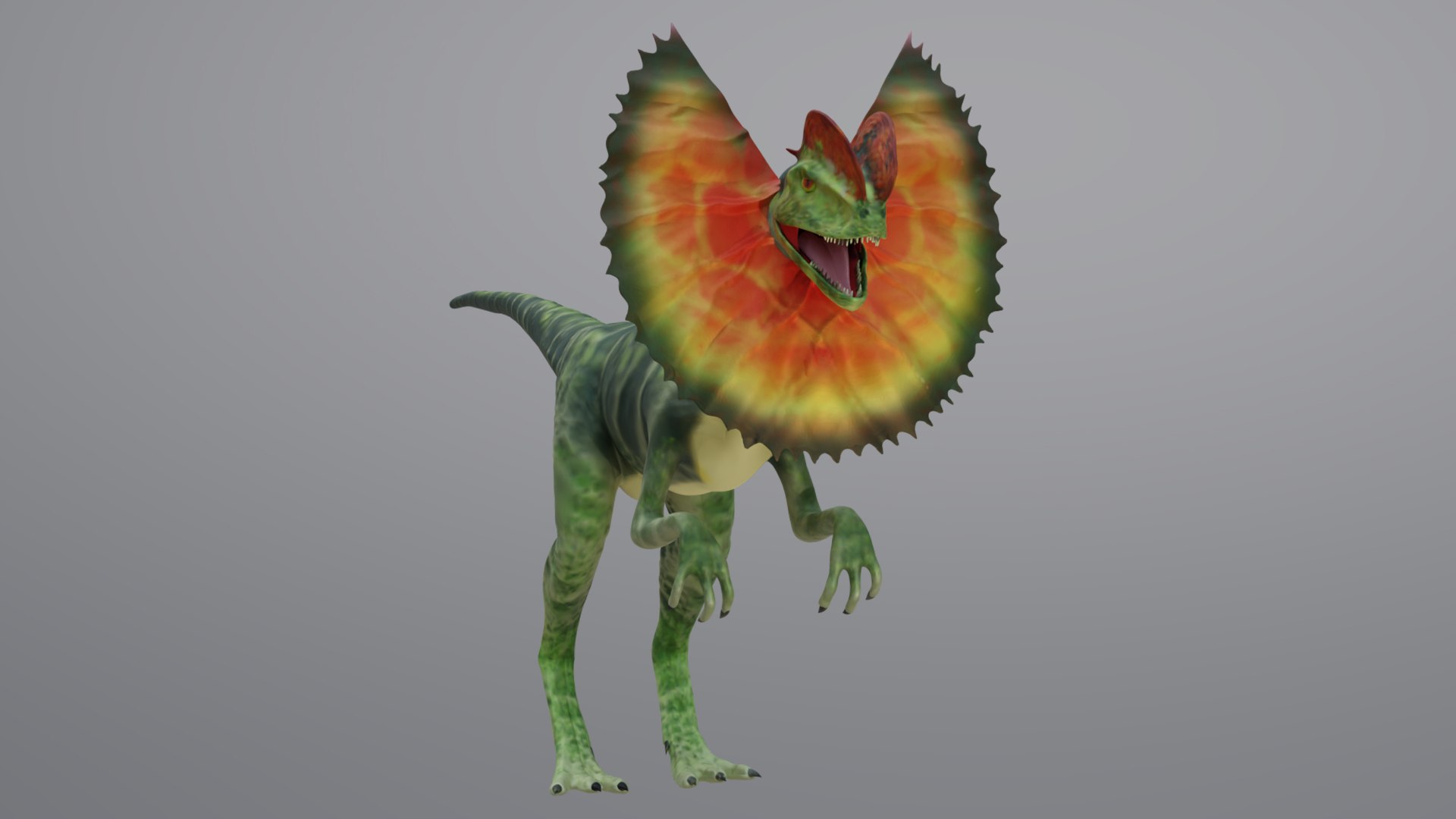 Dilophosaurus Model - TurboSquid 1898809