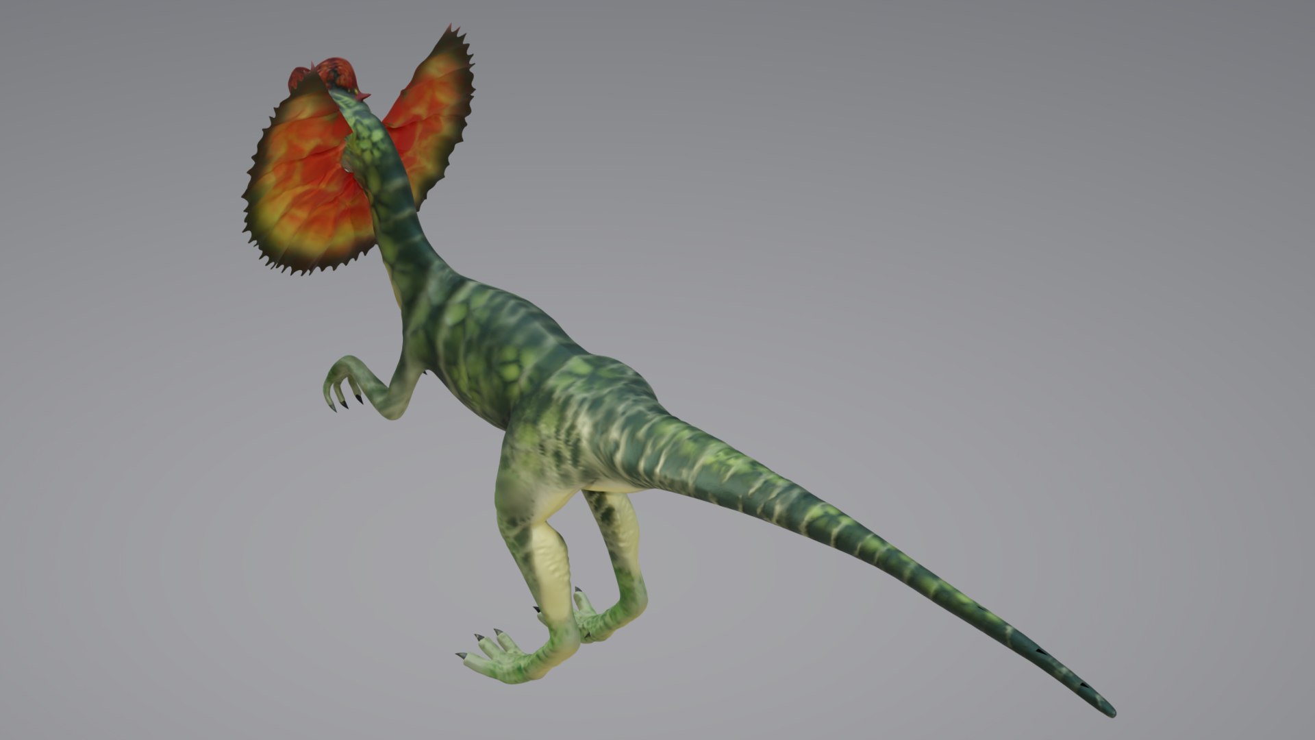 Dilophosaurus Model - TurboSquid 1898809