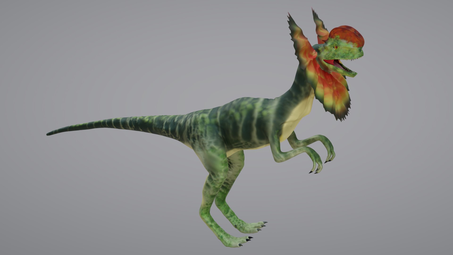 Dilophosaurus Model - TurboSquid 1898809