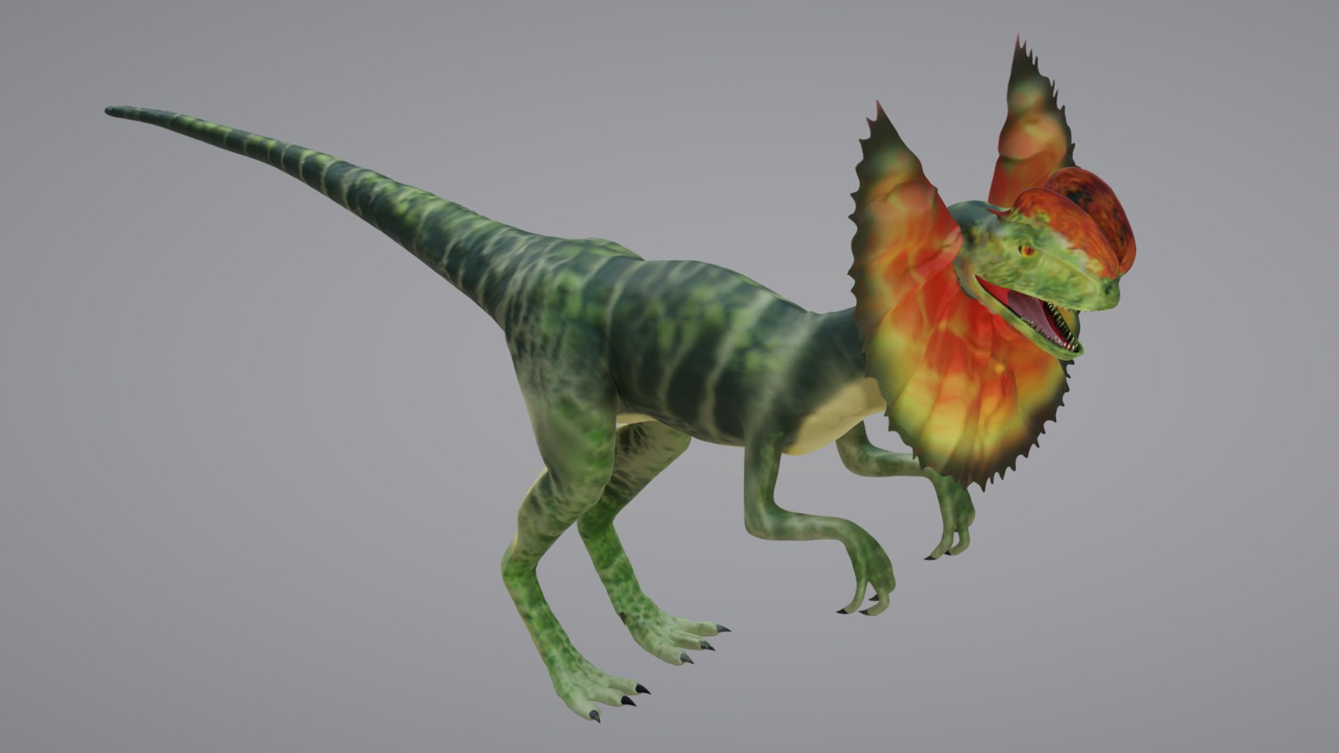 Dilophosaurus Model - TurboSquid 1898809