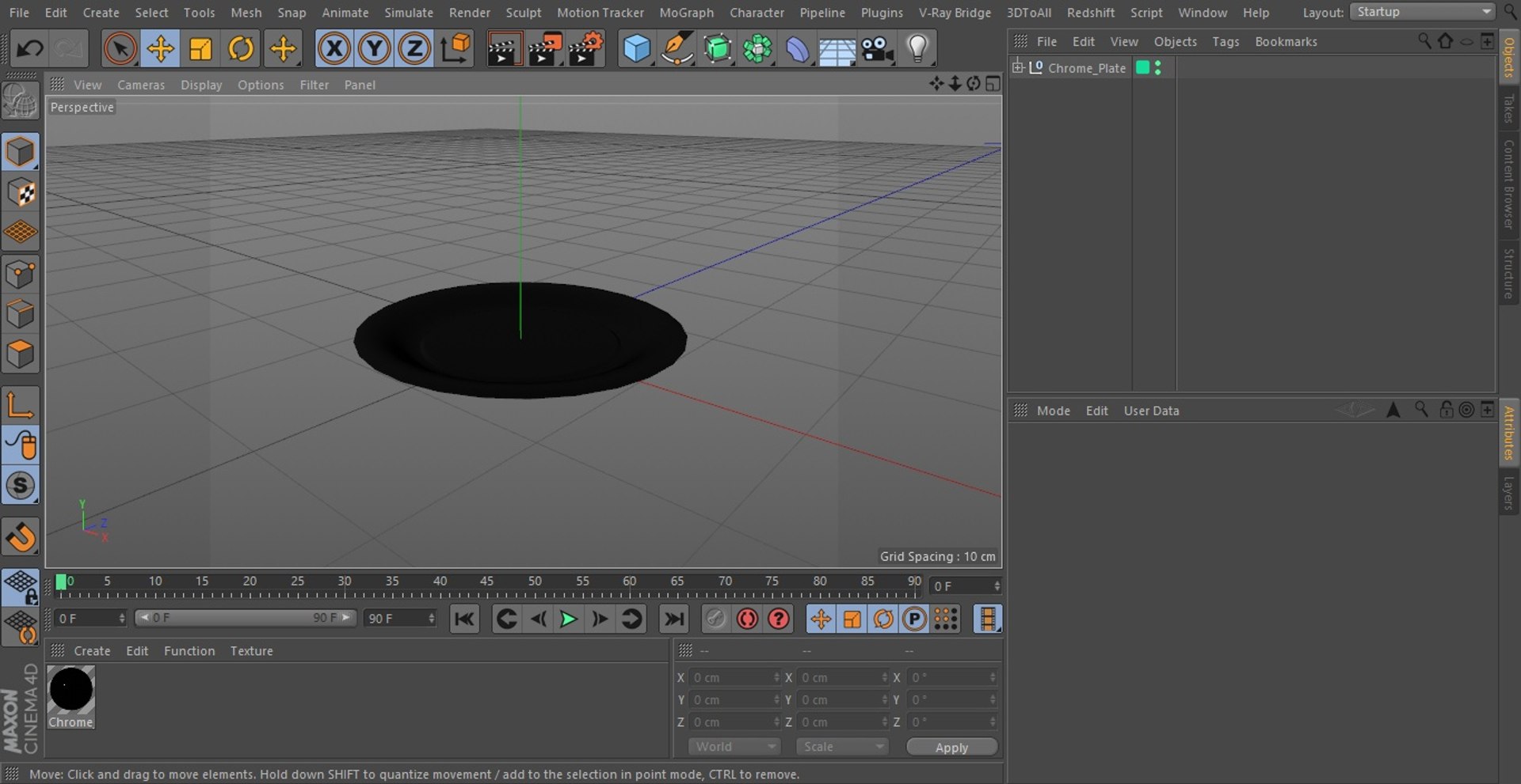 Chrome Plate 3D Model - TurboSquid 2050998