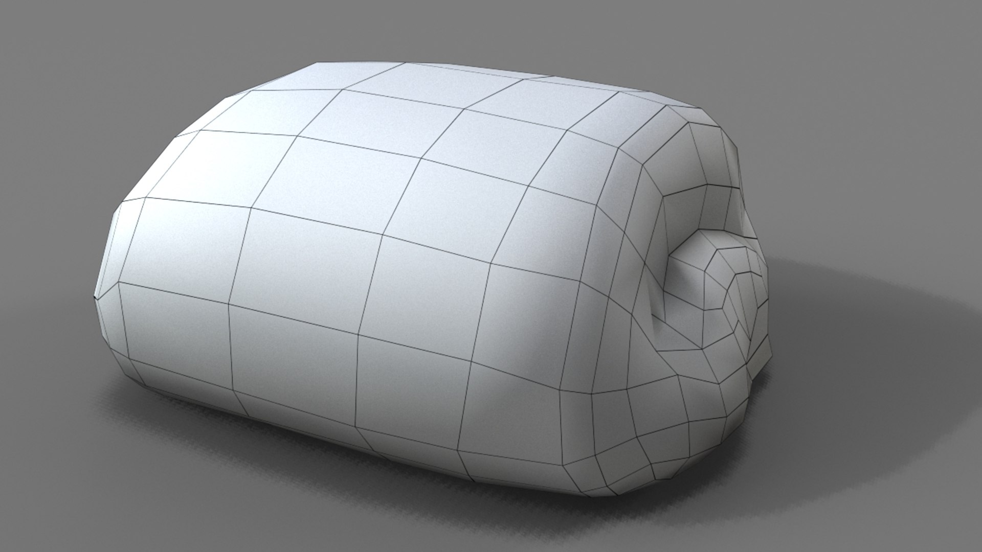 Roll bun food model - TurboSquid 1341181