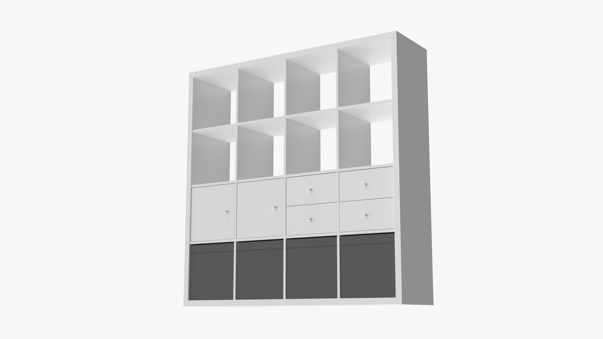 Ikea KALLAX Shelf Rig 3D Model - TurboSquid 1799132