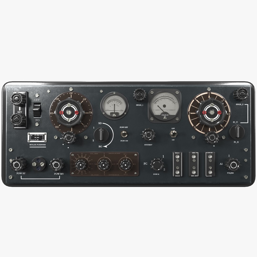 Control panel 3D model - TurboSquid 1931784