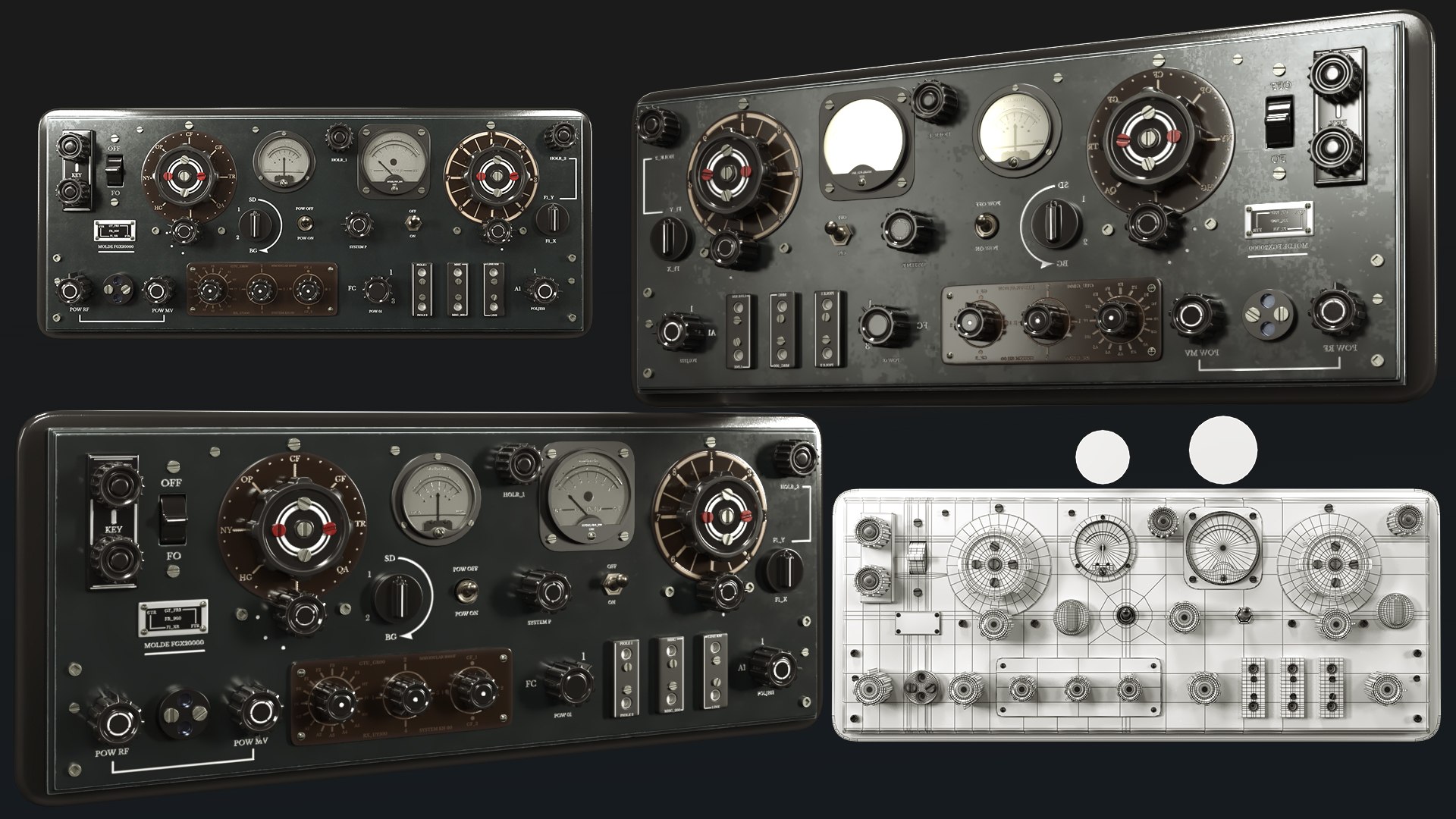 Control Panel 3D Model - TurboSquid 1931784