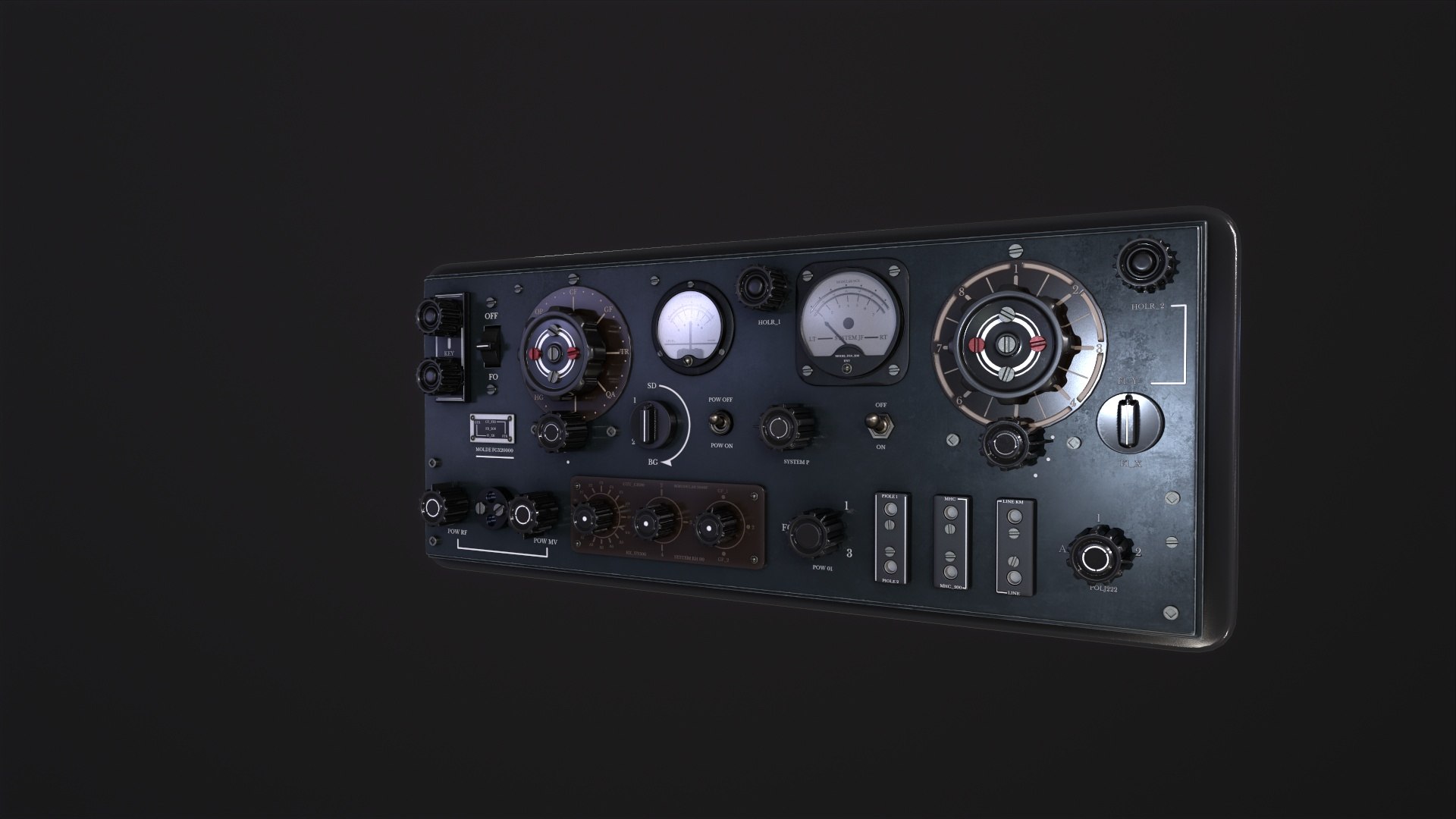 Control Panel 3D Model - TurboSquid 1931784