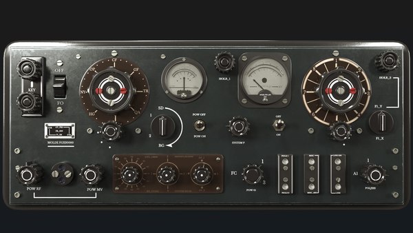 Control panel 3D model - TurboSquid 1931784