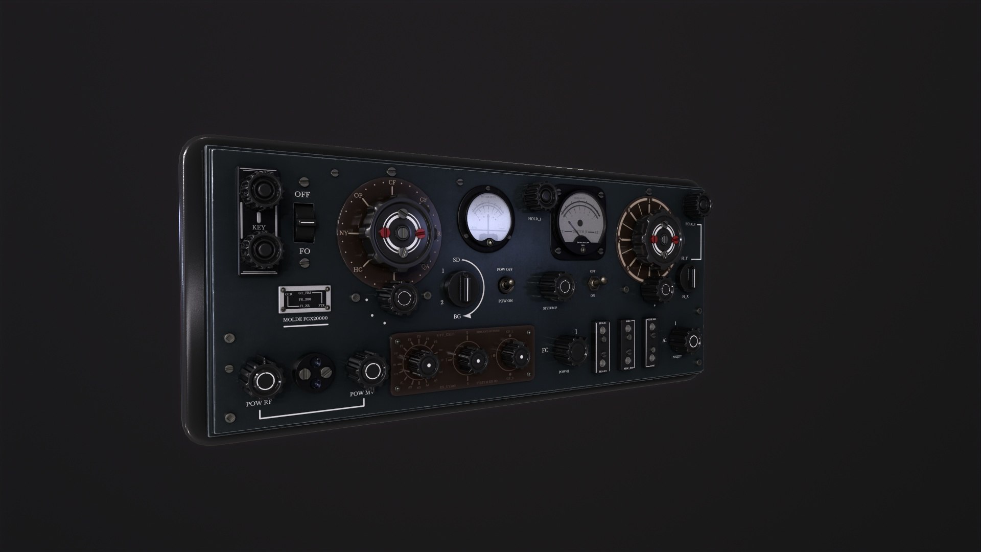 Control Panel 3D Model - TurboSquid 1931784