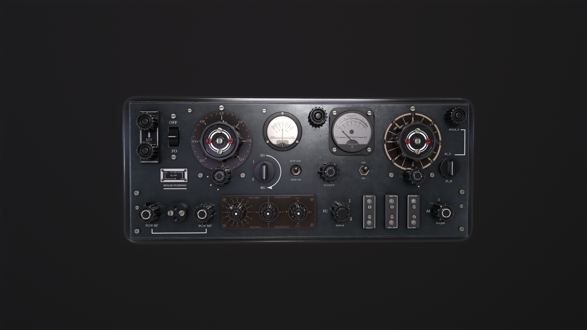 Control Panel 3D Model - TurboSquid 1931784