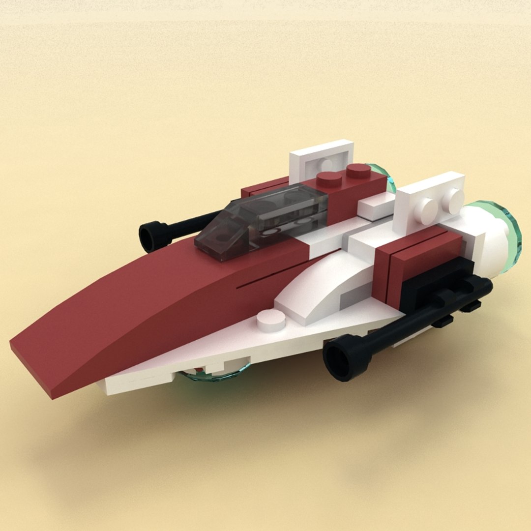 3ds Lego A-wing Starfighter Mini