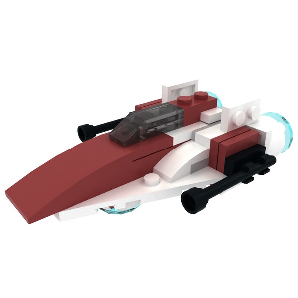 3ds lego a-wing starfighter mini