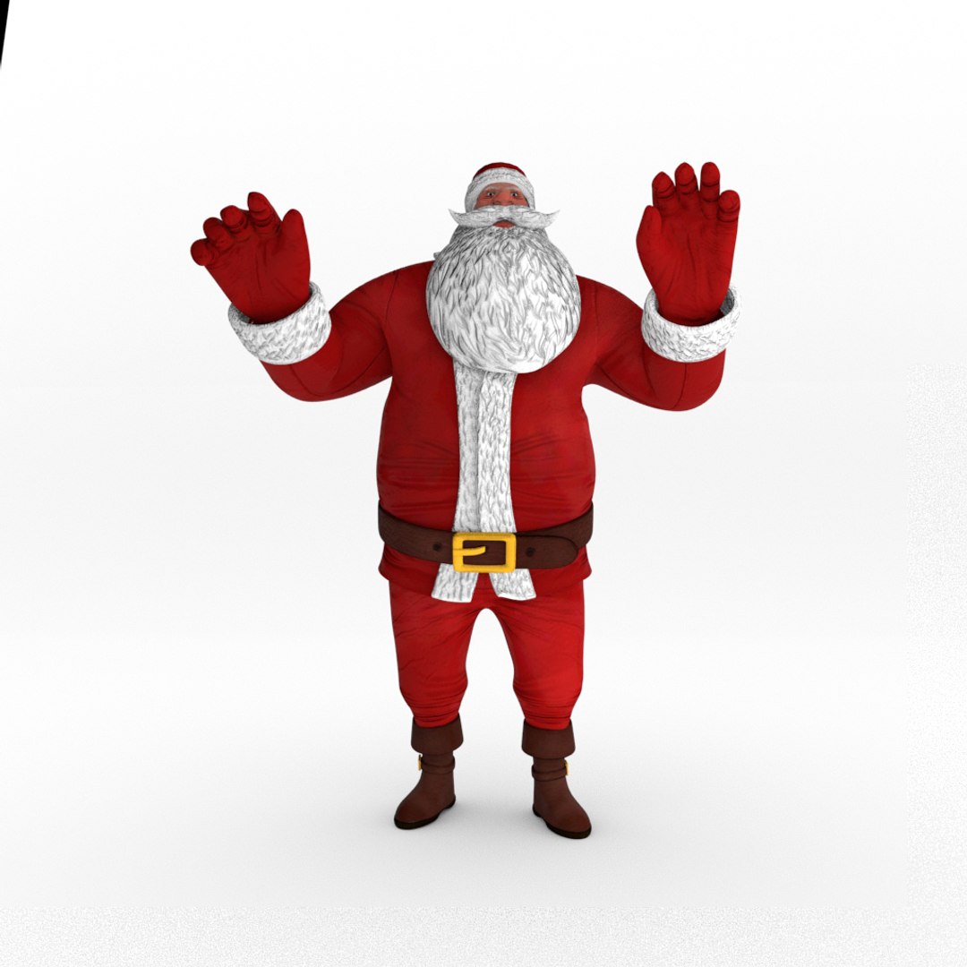 Santa Claus 3D Model - TurboSquid 1208138