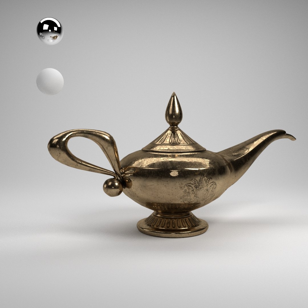 Free 3D Model Vintage Magic Lamp - TurboSquid 1508972