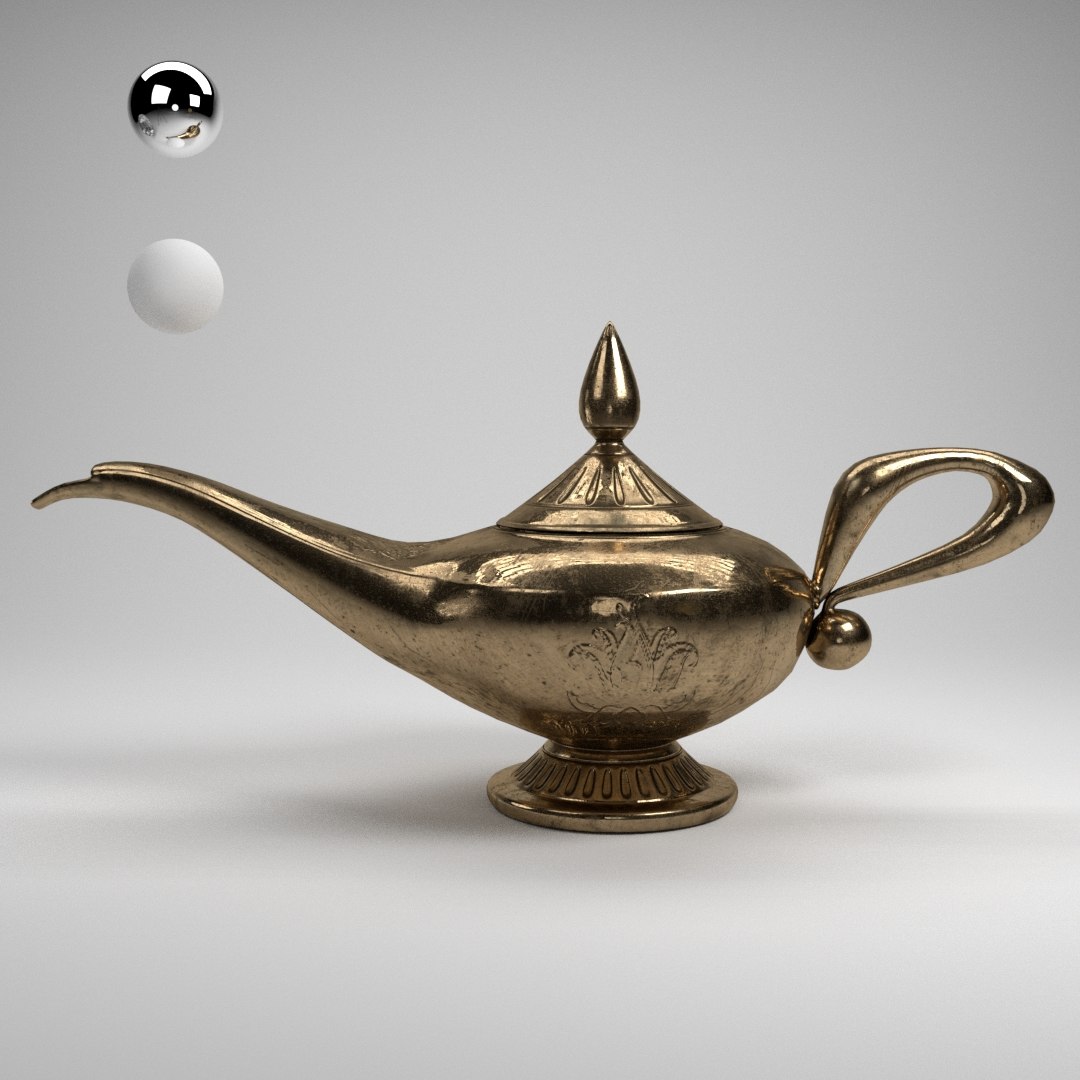 Free 3D Model Vintage Magic Lamp - TurboSquid 1508972