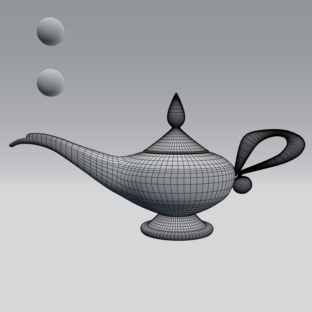 Free 3D Model Vintage Magic Lamp - TurboSquid 1508972