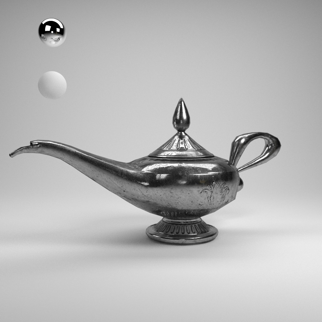 Free 3D Model Vintage Magic Lamp - TurboSquid 1508972