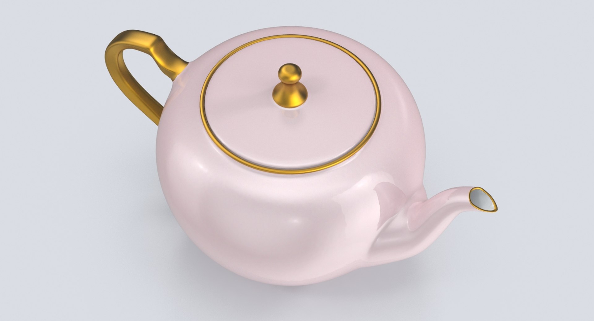 princess tea pot 3d max