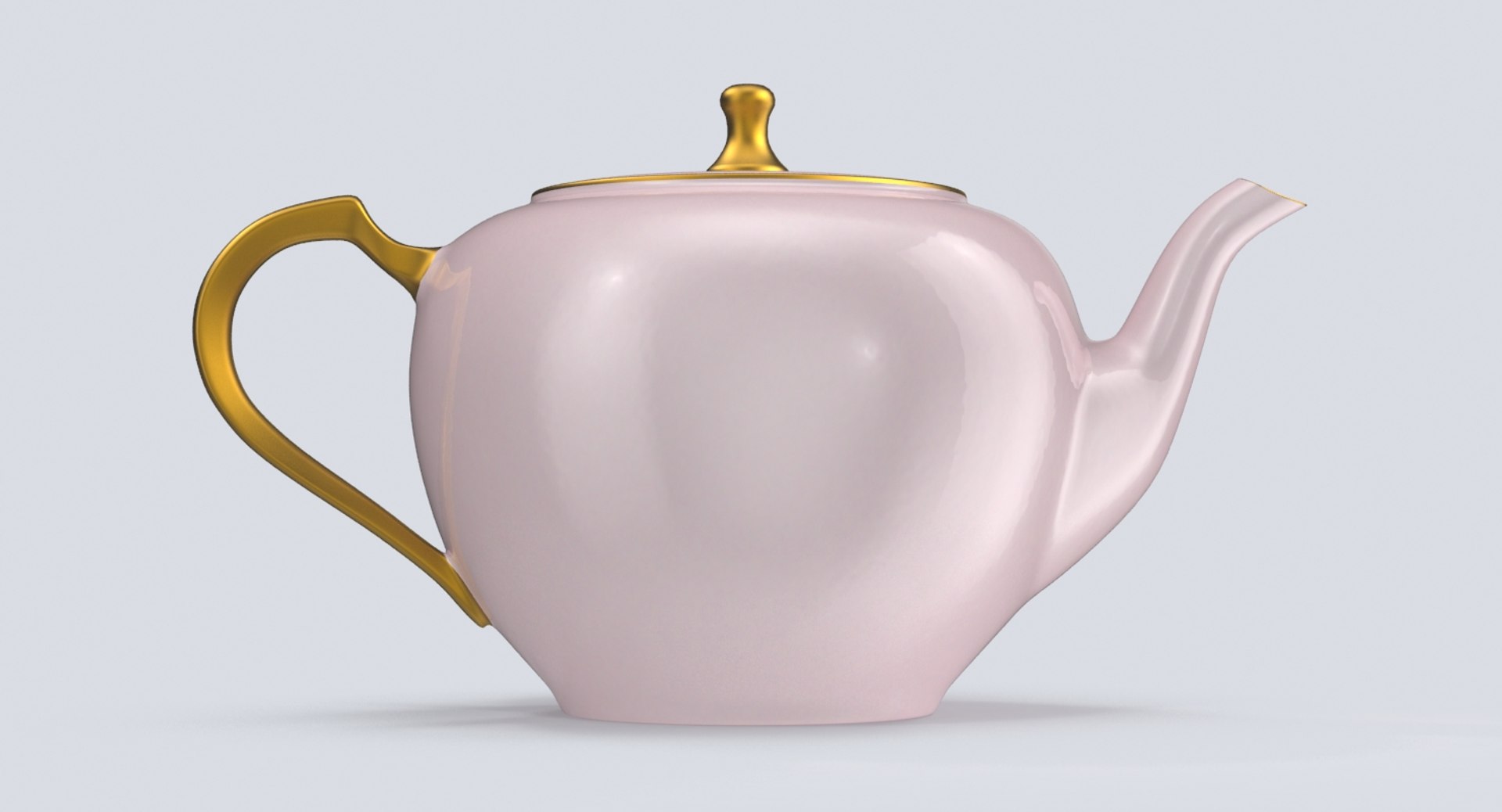 princess tea pot 3d max