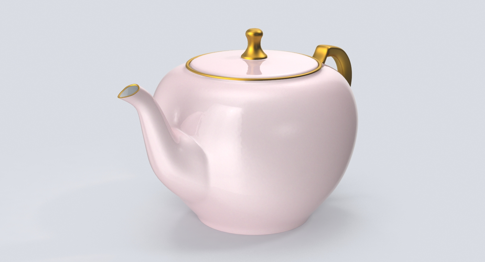 princess tea pot 3d max