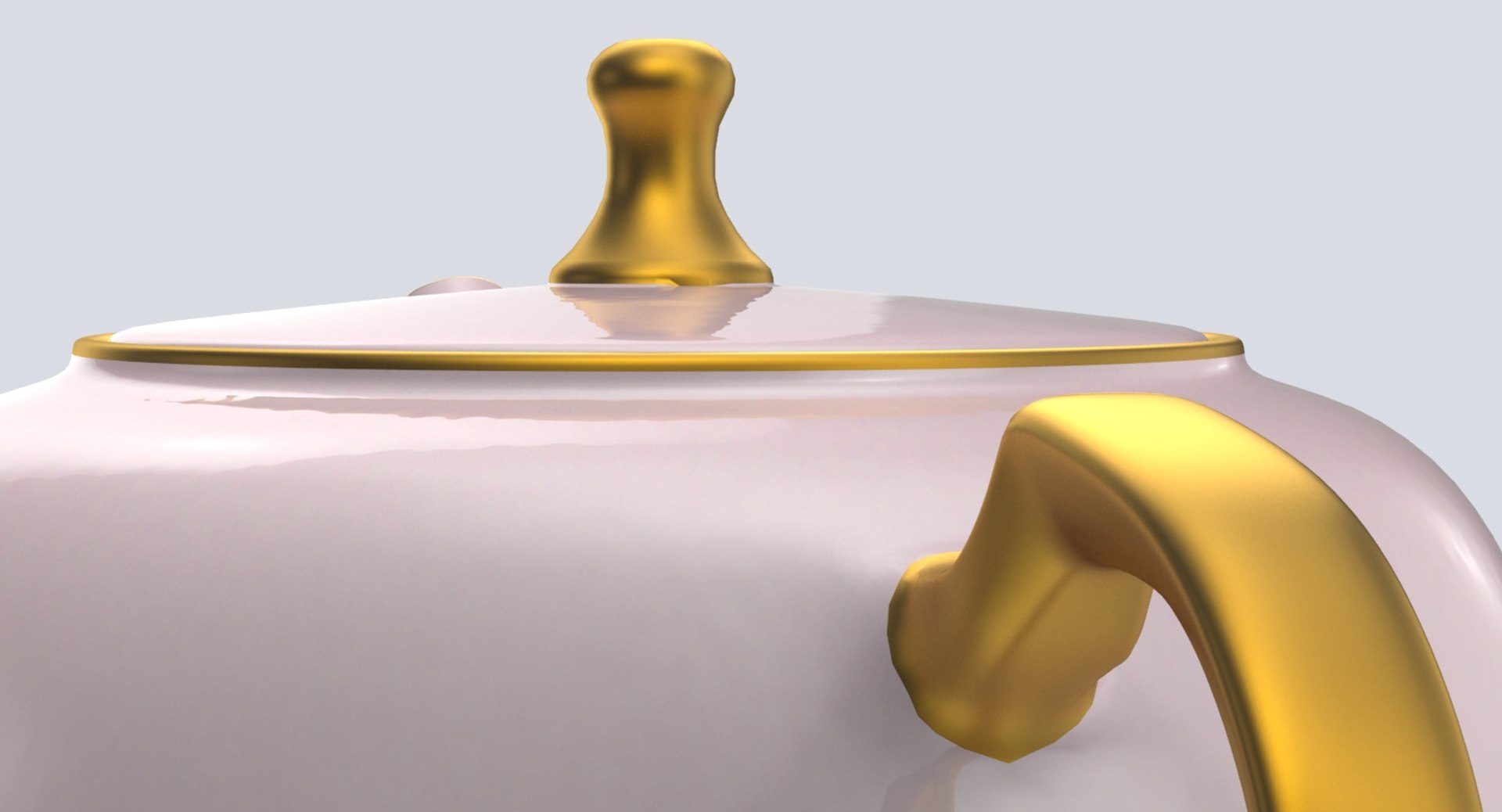 princess tea pot 3d max