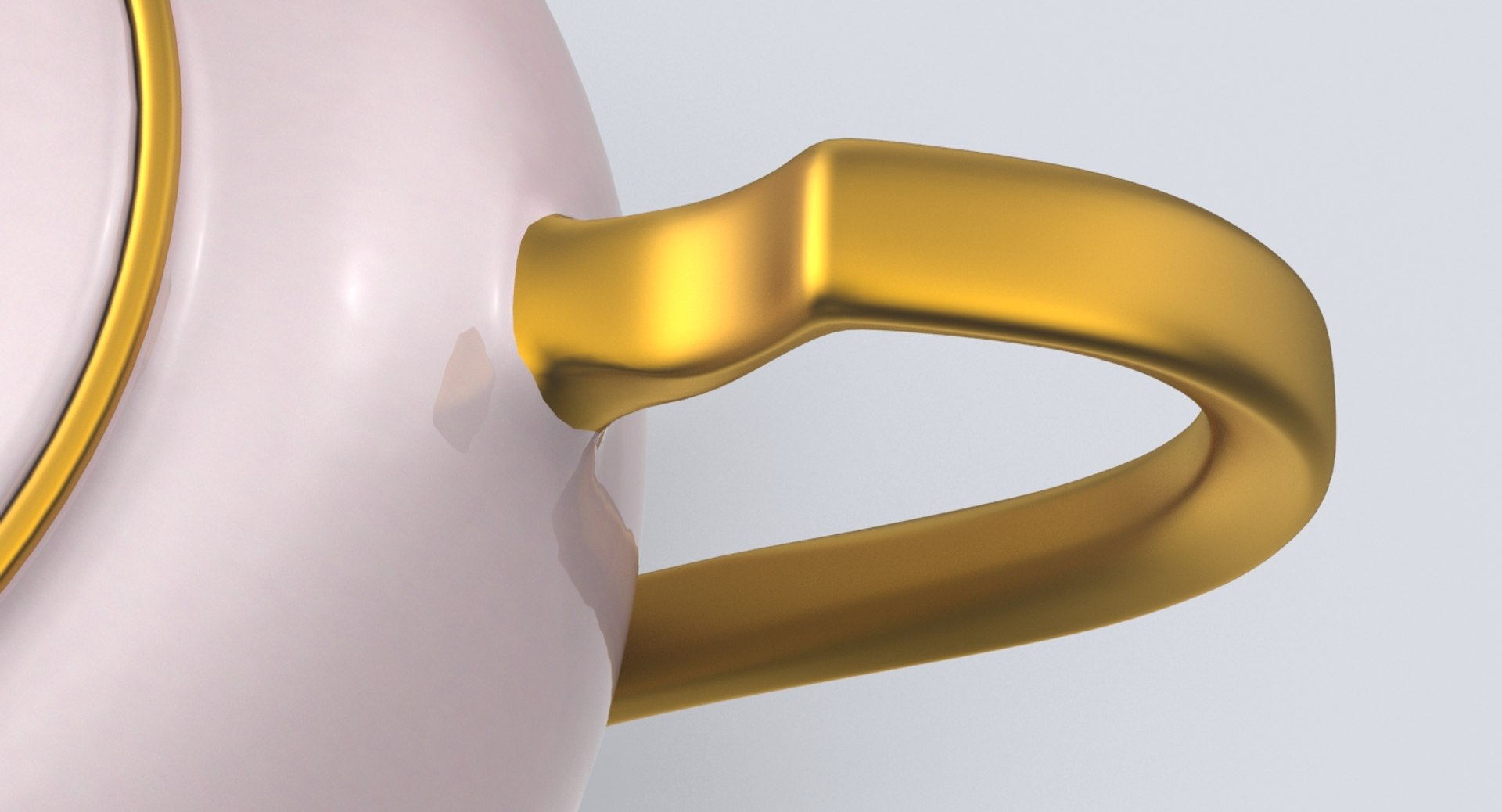 princess tea pot 3d max