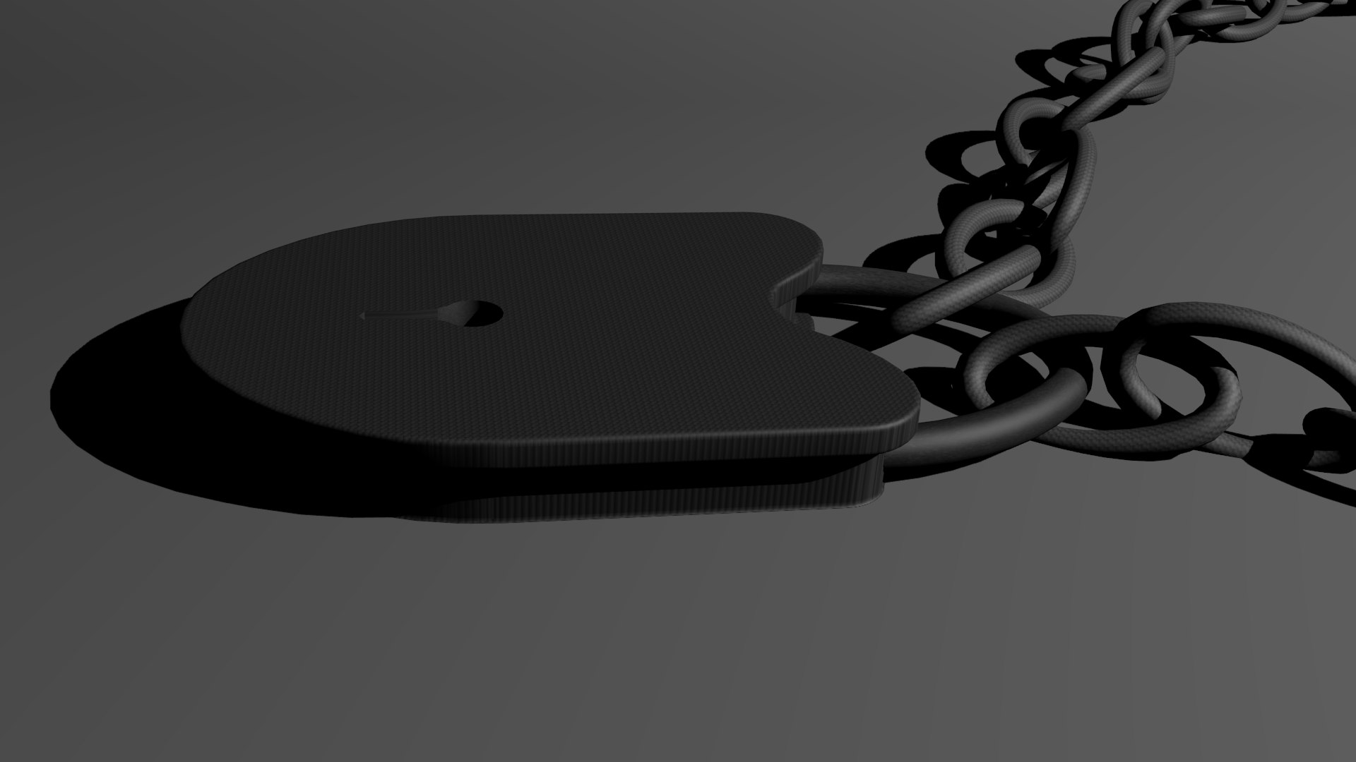 realistic chain 3d obj