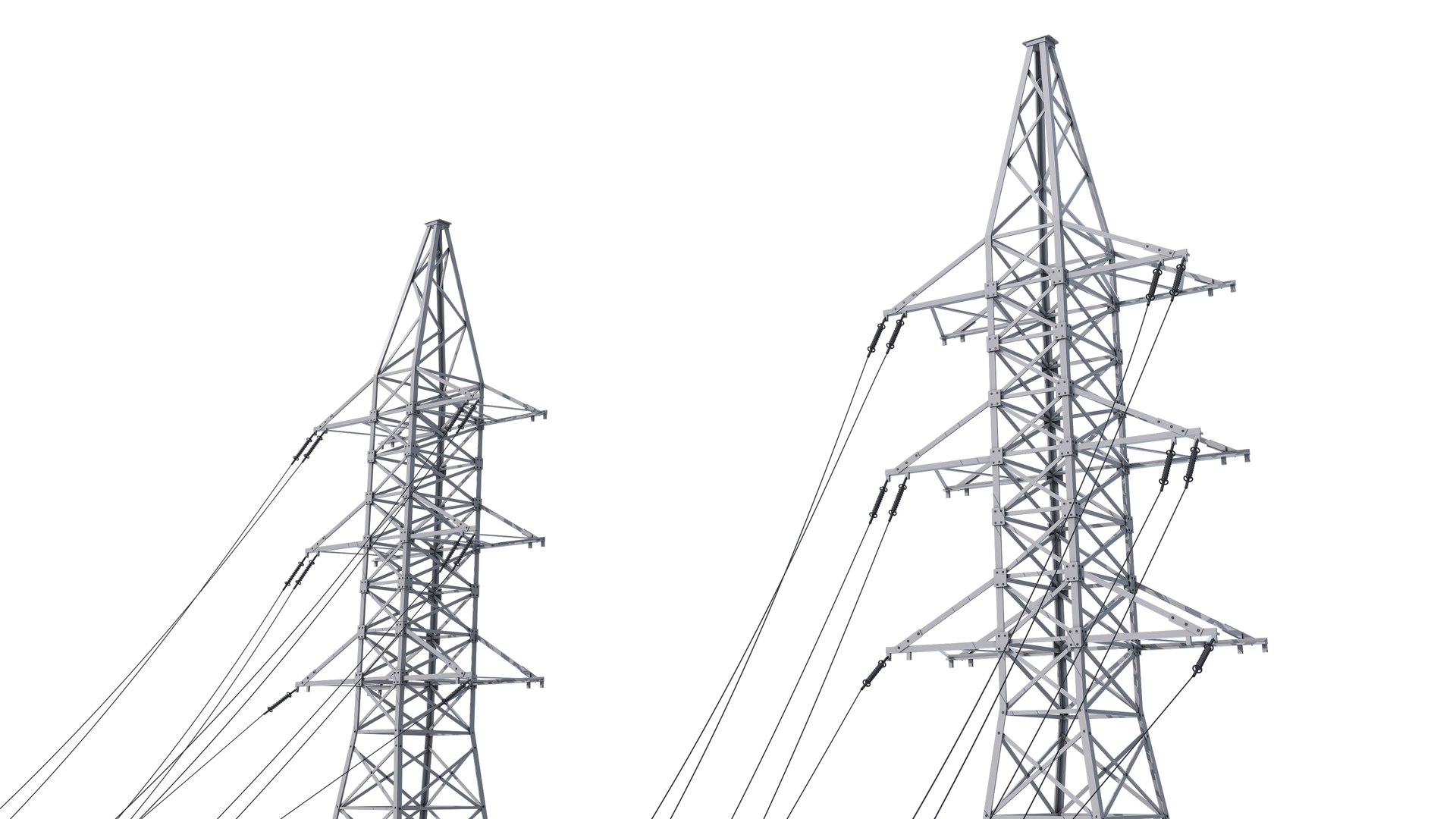 3D High Detailed Electrical Substation Model - TurboSquid 2204485