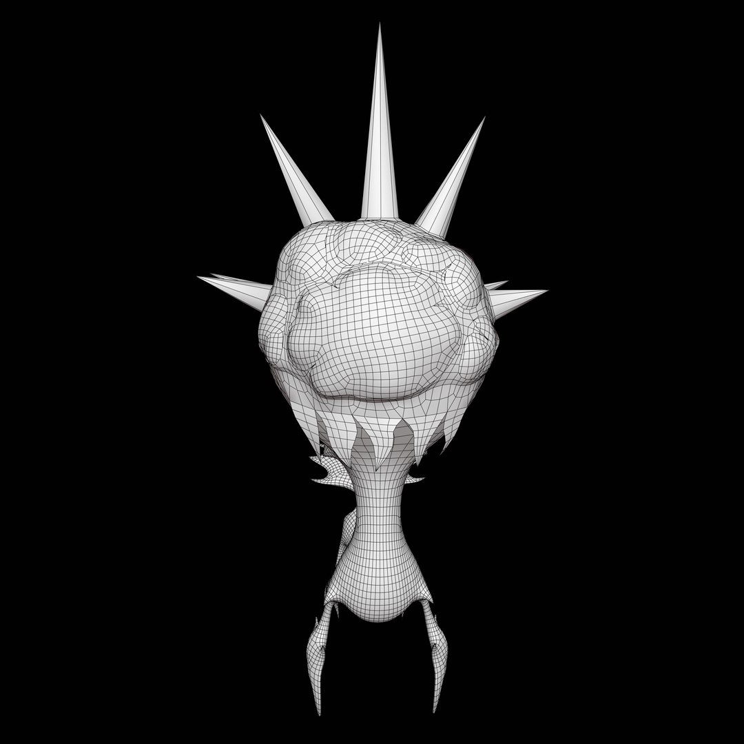 Spiky-Head 3D Model - TurboSquid 2348325