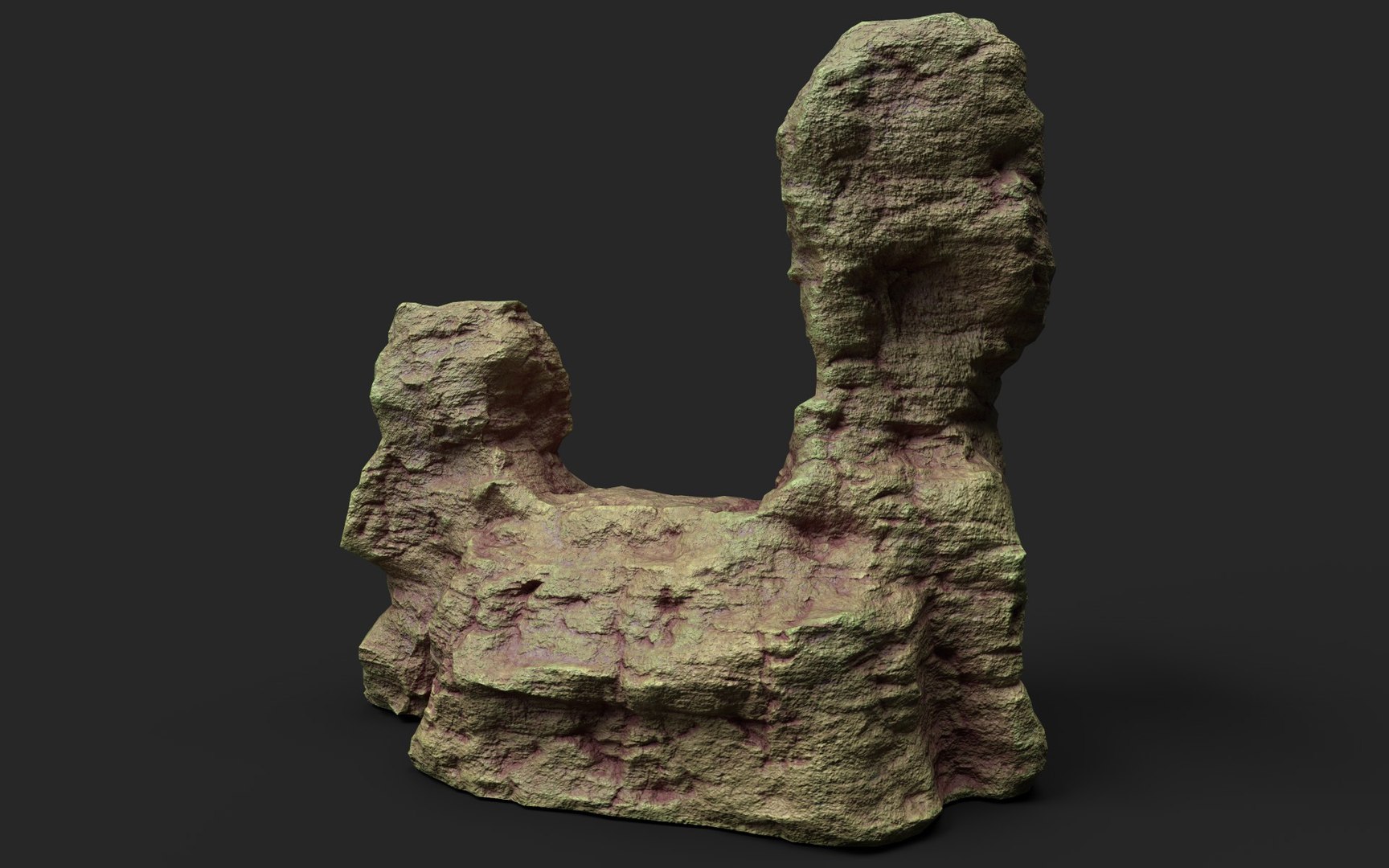 Desert Cliff 21-9 3D Model - TurboSquid 1783237