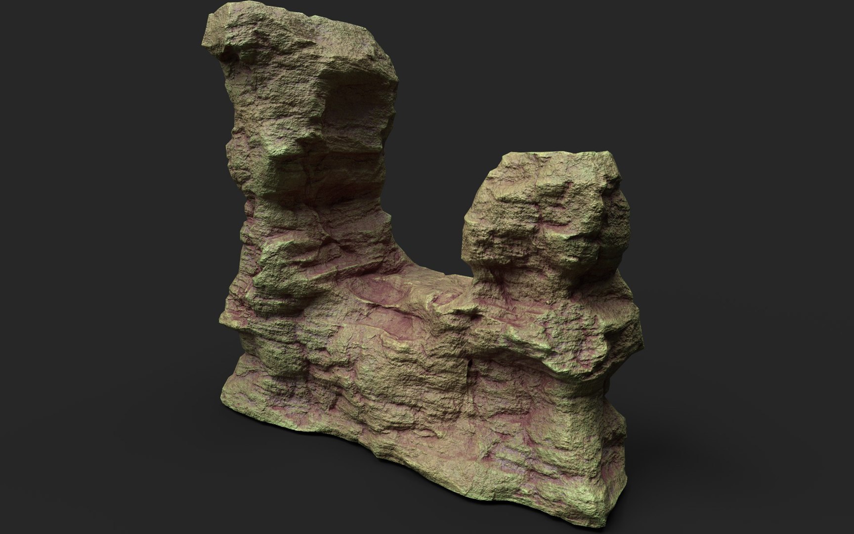 Desert Cliff 21-9 3D Model - TurboSquid 1783237