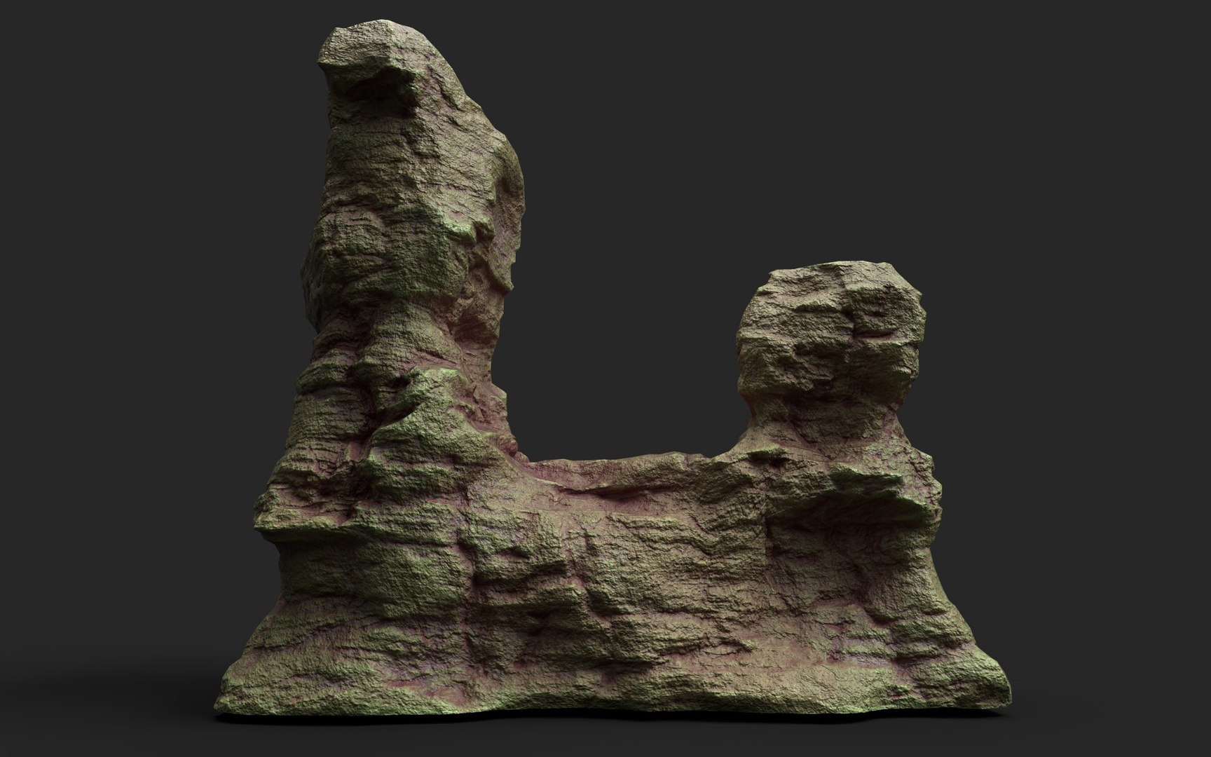 Desert Cliff 21-9 3D Model - TurboSquid 1783237