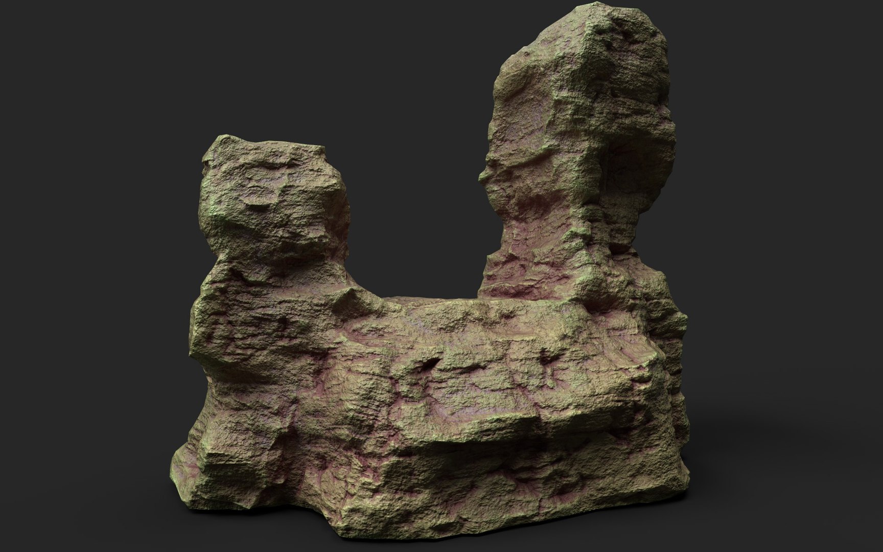Desert Cliff 21-9 3D Model - TurboSquid 1783237