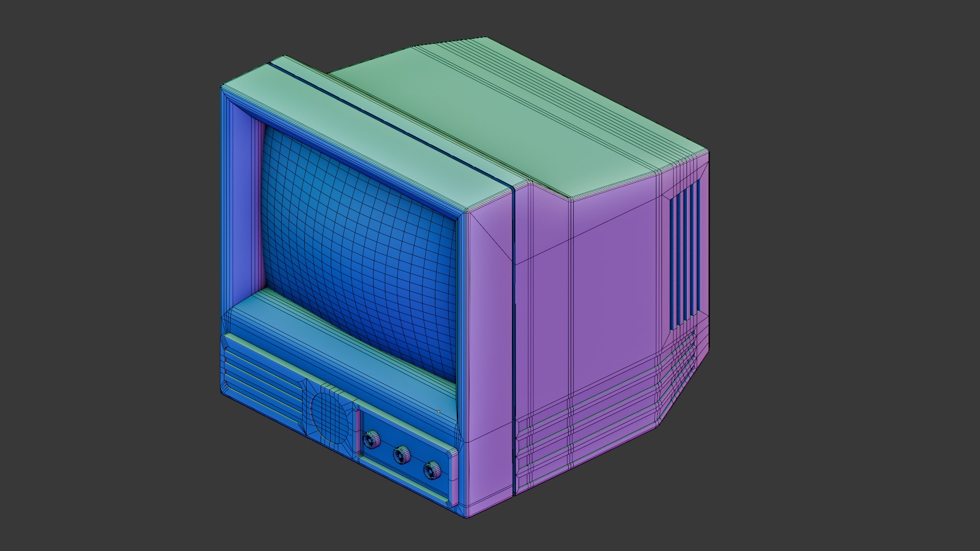 3D Old CRT Monitor And Computer Model - TurboSquid 2175850