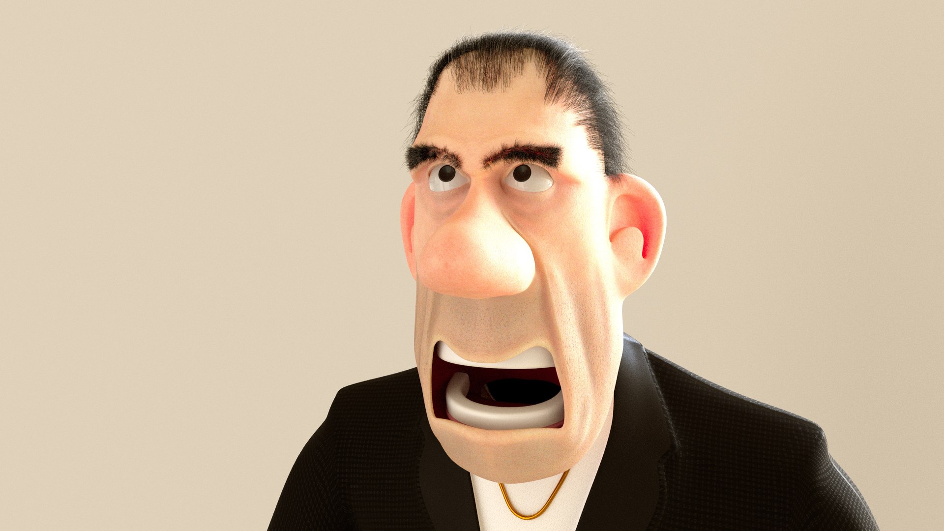 Rick Dicker - The Incredibles Character 3D Model - TurboSquid 2073873