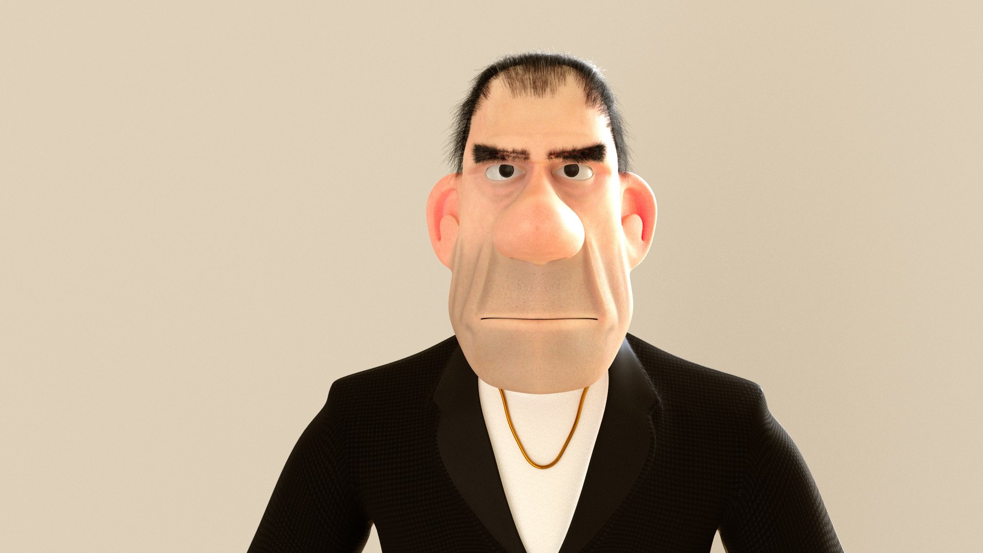 Rick Dicker - The Incredibles Character 3D Model - TurboSquid 2073873